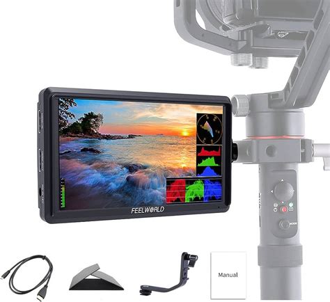 Feelworld Fw568 V2 5 5インチdslrカメラフィールドモニター3d Lut・波形・ベクトル図小型4k Hdmi入出力フル