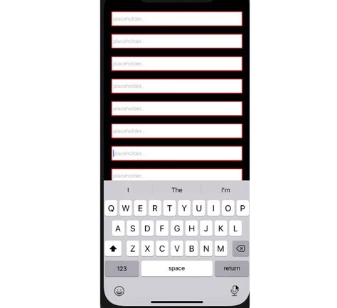 keyboard react native example for android and ios