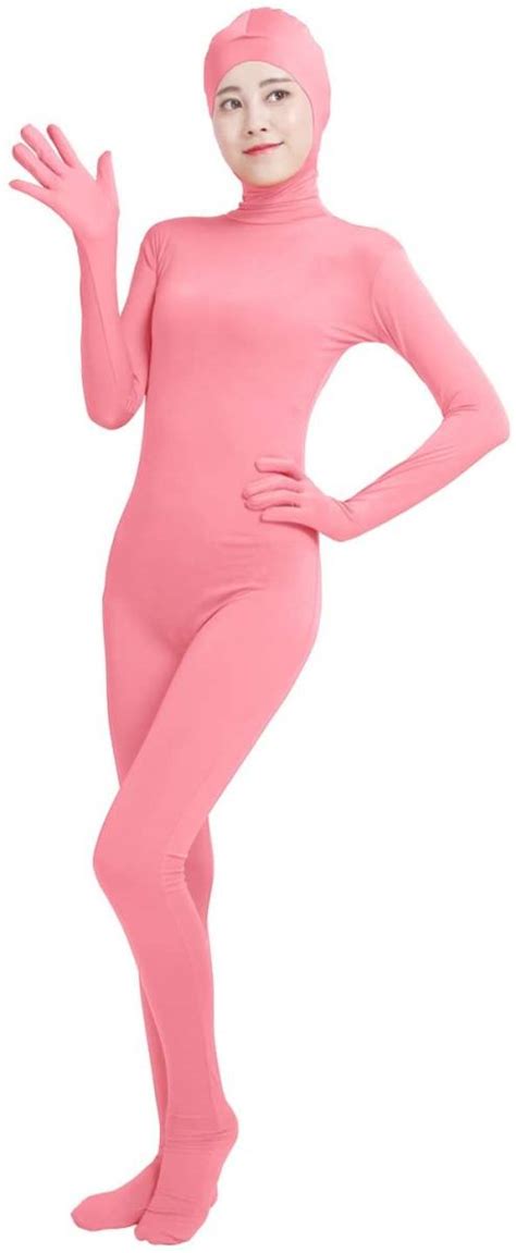 【新品】顔開け全身タイツ 着ぐるみ 男女兼用 コスプレ衣装 ハイレグレオタード レースクイーンレオタード ピンク Lサイズ の落札情報詳細
