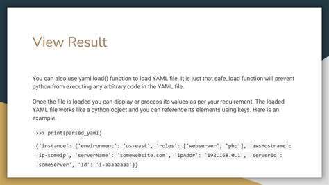 ppt how to read yaml file to dict in python powerpoint presentation