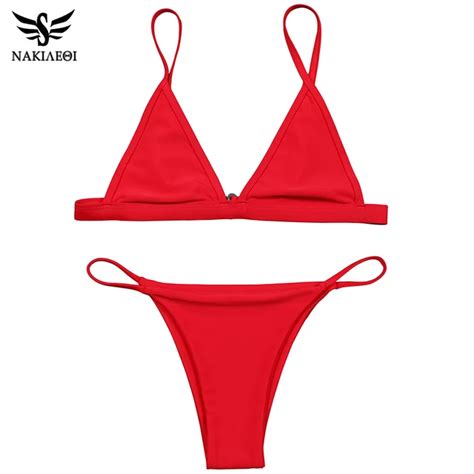 Buy Nakiaeoi Sexy Mini Micro Bikini Swimwear Women