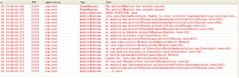 java lang runtimeexception unable to start activity componentinfo{xxx