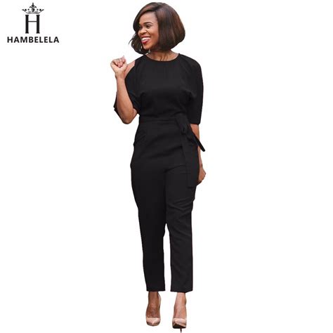 Hambelela Elegant Rompers Women Jumpsuit 2018 Spring Autumn Sexy