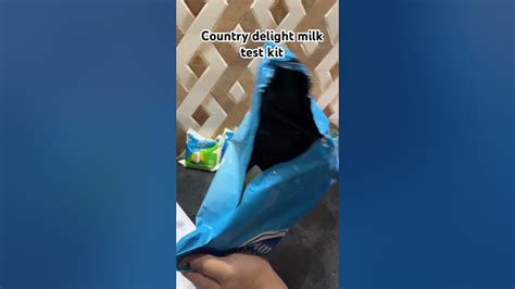 Countrydelight Country Delight Milk Test Kit Youtube