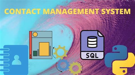 how to make a contact management system with python [sqlite3 and