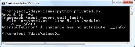 the private variable learn python in 7 days