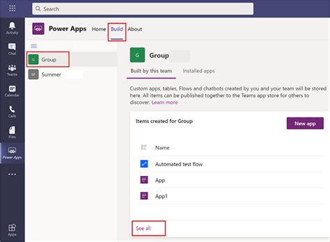 create flows using the power apps app in microsoft teams power