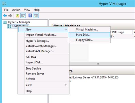 installation of microsoft hyper v on windows server 2012 r2