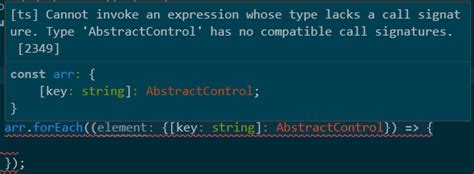 typescript how to iterate through controls array