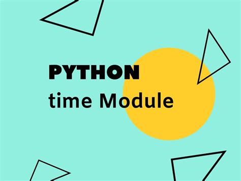 time module in python and some of its useful functions
