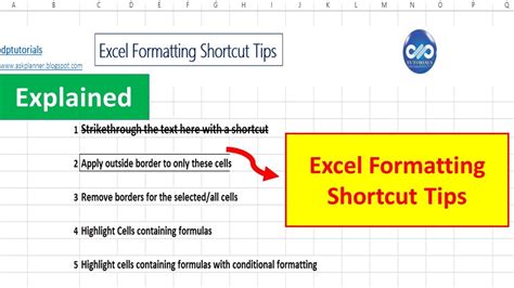 excel tricks essential excel formatting shortcut tips excel