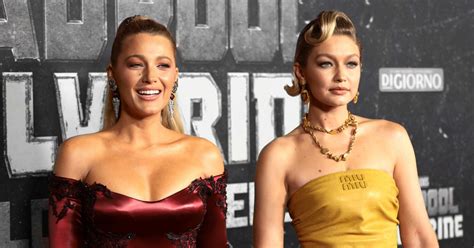 Blake Lively And Gigi Hadid Dress As Deadpool And Wolverine