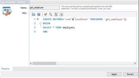 mysql procedure javatpoint