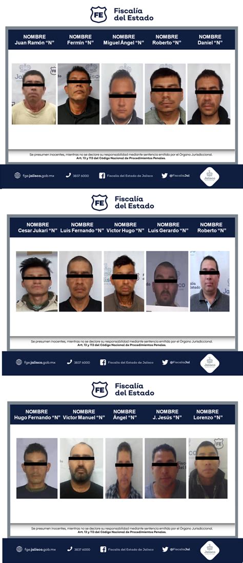 FiscalÍa Del Estado Cumplimenta Once Órdenes De AprehensiÓn Contra