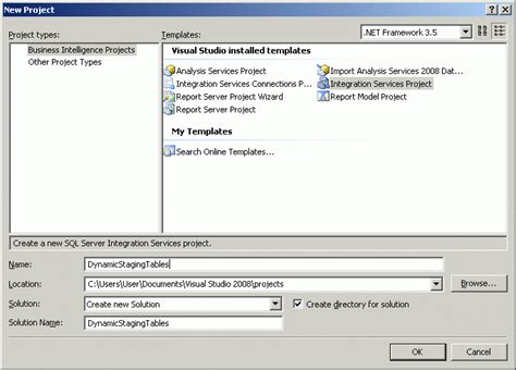 dynamically create and populate staging tables from csv files