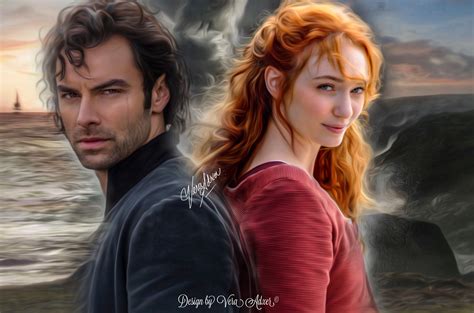 Poldark Ross Demelza Aidan Turner Eleanor Tomlinson Poldark 2015