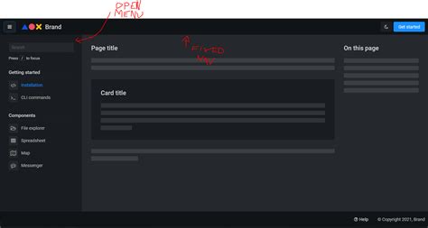 typescript angular and bootstrap offcanvas push menu template stack