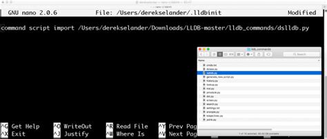 custom lldb commands in practice