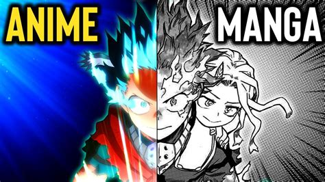 Share More Than 76 Mha Manga Vs Anime Super Hot In Cdgdbentre