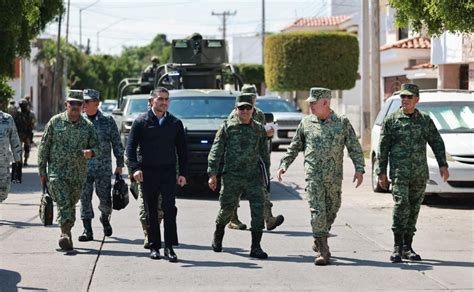 Omar García Harfuch Hace Recorrido Por Culiacán Sinaloa