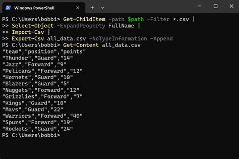 Powershell How To Merge Multiple Csv Files Into One Collecting Wisdom