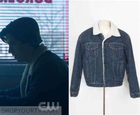 Riverdale Season 1 Episode 10 Jugheads Blue Denim Sherpa Jacket