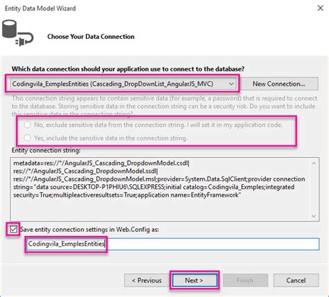 how to create an ado entity data model edm in asp