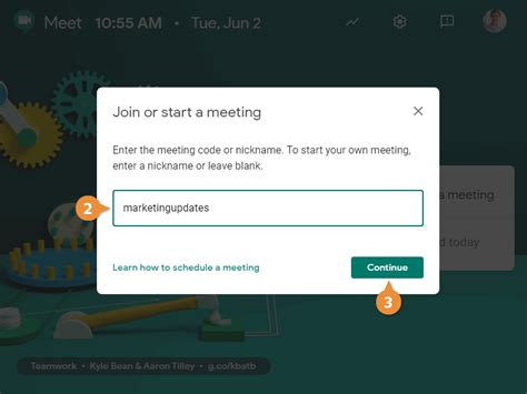 host a meeting customguide