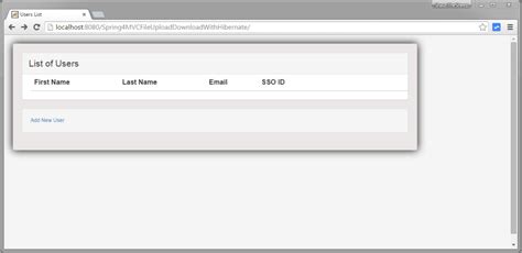 spring mvc 4 fileupload download hibernate mysql example