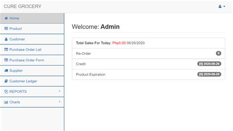 store grocery and sales inventory system project free