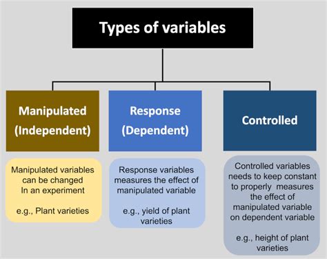 manipulated response and control variables [definition and research