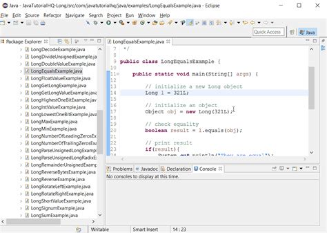 java long equals method example
