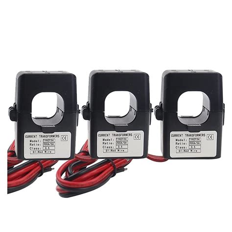 Current Transformers Current Meter Current Transformer 3pcs Split Core
