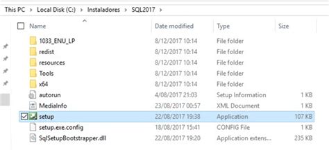 steps to install a stand alone sql server 2017 instance
