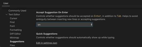 how to enable autocomplete when pressing enter in vs c stack overflow