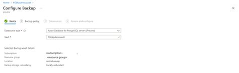 back up azure database for postgresql azure backup microsoft learn