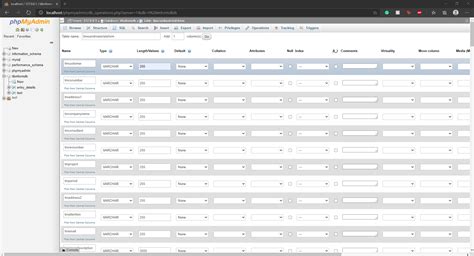 mysql undefined error when creating table on phpmyadmin stack overflow