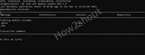 how to install apache mysql and php on almalinux 8