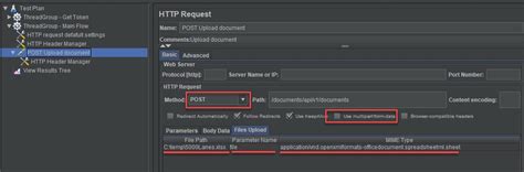 configuration jmeter multipart form data request unable to upload