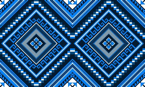 Geometric Ethnic Oriental Ikat Seamless Pattern 5292724 Vector Art At