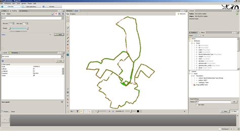 running along the graph using neo4j spatial and gephi