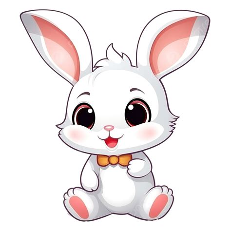 Lindo Personaje De Dibujos Animados De Conejo Png Dibujos Conejo