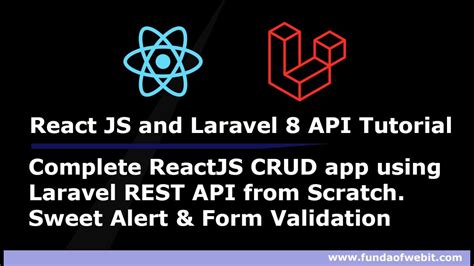 react js laravel 8 reactjs crud with laravel rest api from scratch