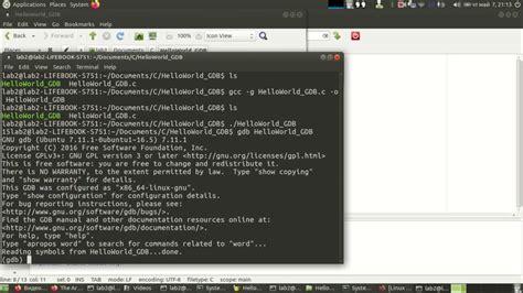linux 002 debug gdb ddd youtube