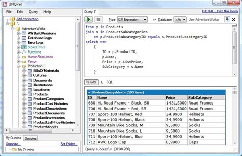 [tool] linqpad query analyzer for linq queries