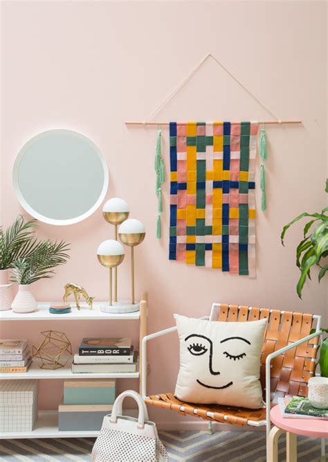 Velvet Ribbon Wall Hanging Diy Oh Joy Diy Interior Design