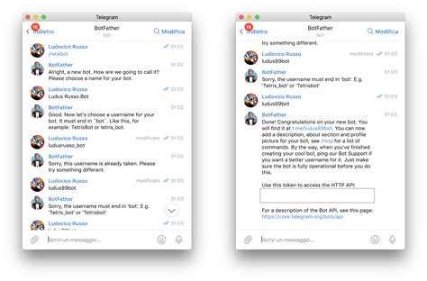 creare un bot telegram in node js ludusrusso