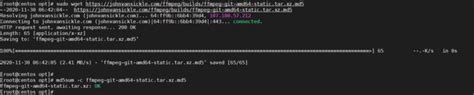 how to install ffmpeg on centos 7 sysadminxpert