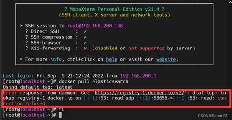 【docker 无法拉去镜像解决】 docker拉取镜像失败 csdn博客