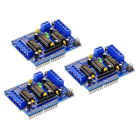 V Telesky 3pcs L293d Motor Driver Module Shield Expansion Board